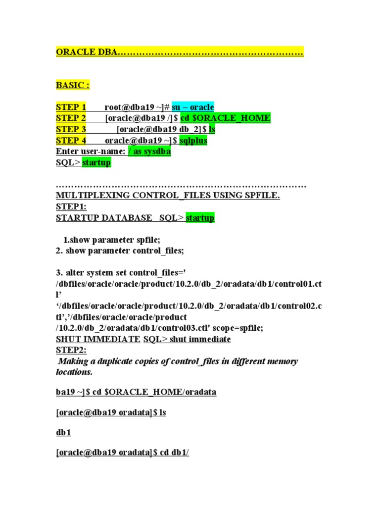 Configuring and Managing an Oracle Database: Key Steps for Setting Up ...