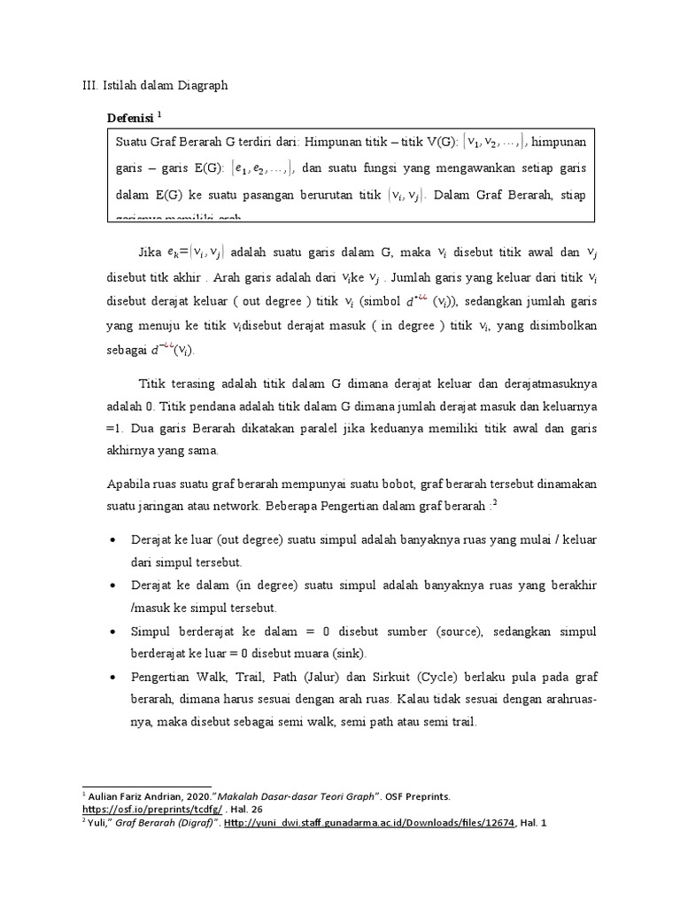 K10 Graf Berarah | PDF