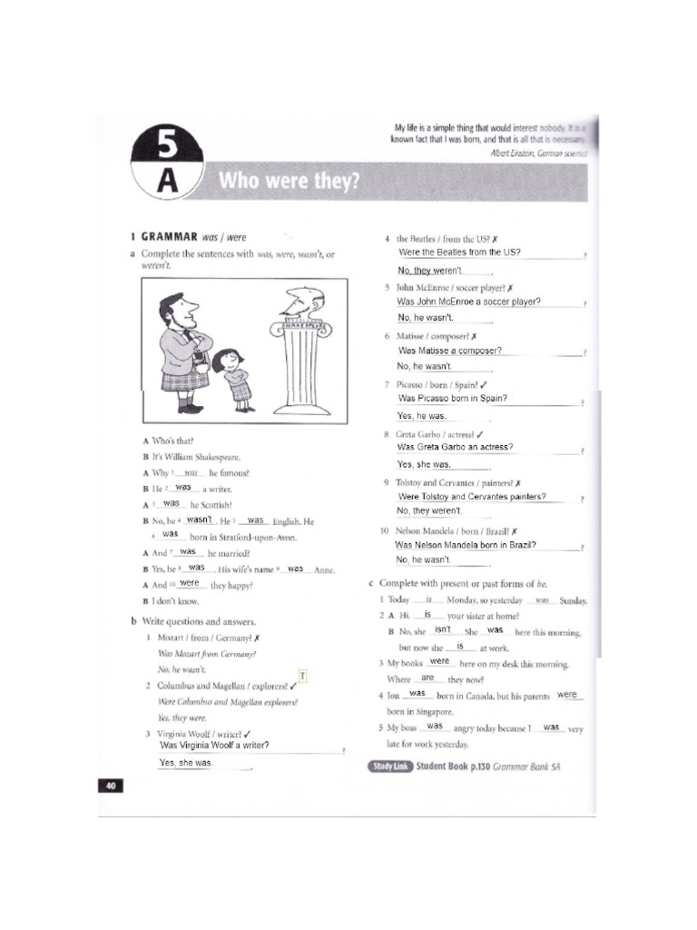 American English File 1b Respuestas | PDF