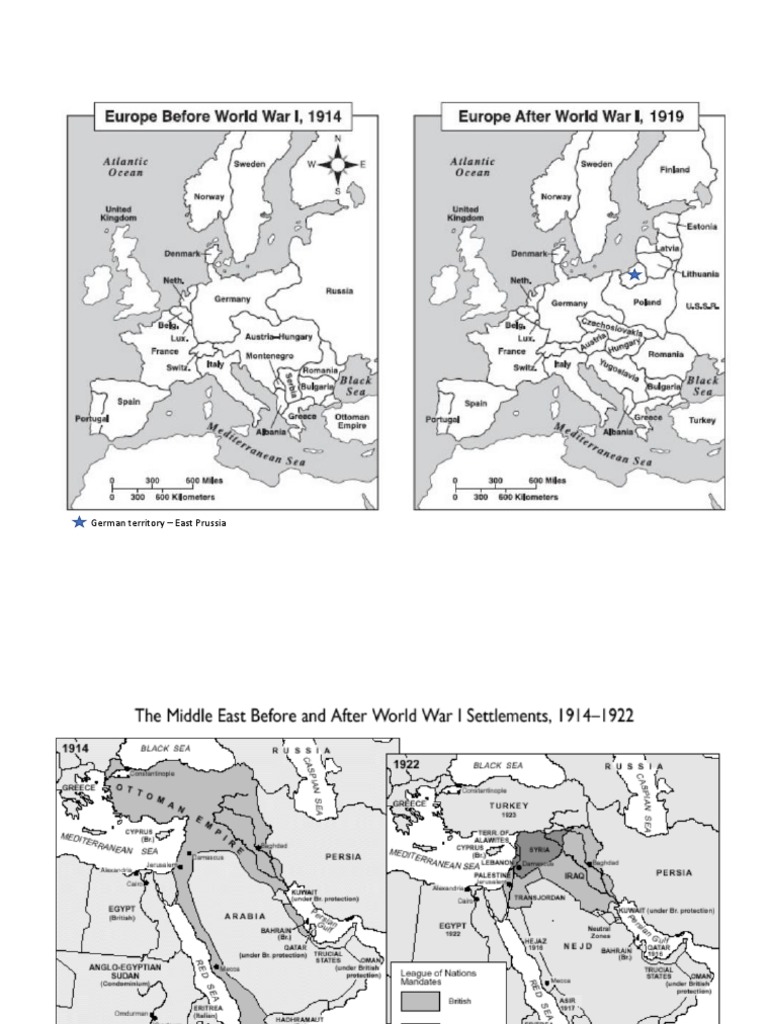 WWI Maps - Before and After | PDF
