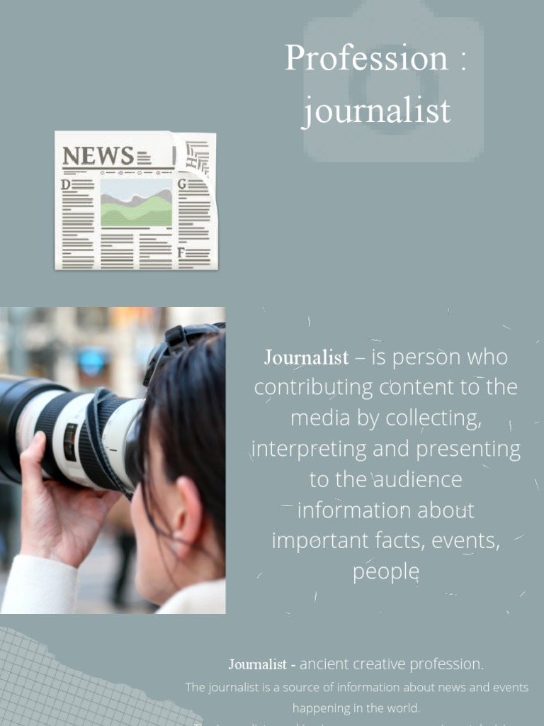 Understanding the Journalist Profession | PDF | Journalism | News