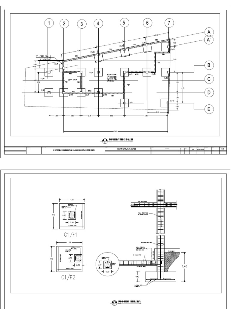 Foundation Plan | PDF | Buildings And Structures