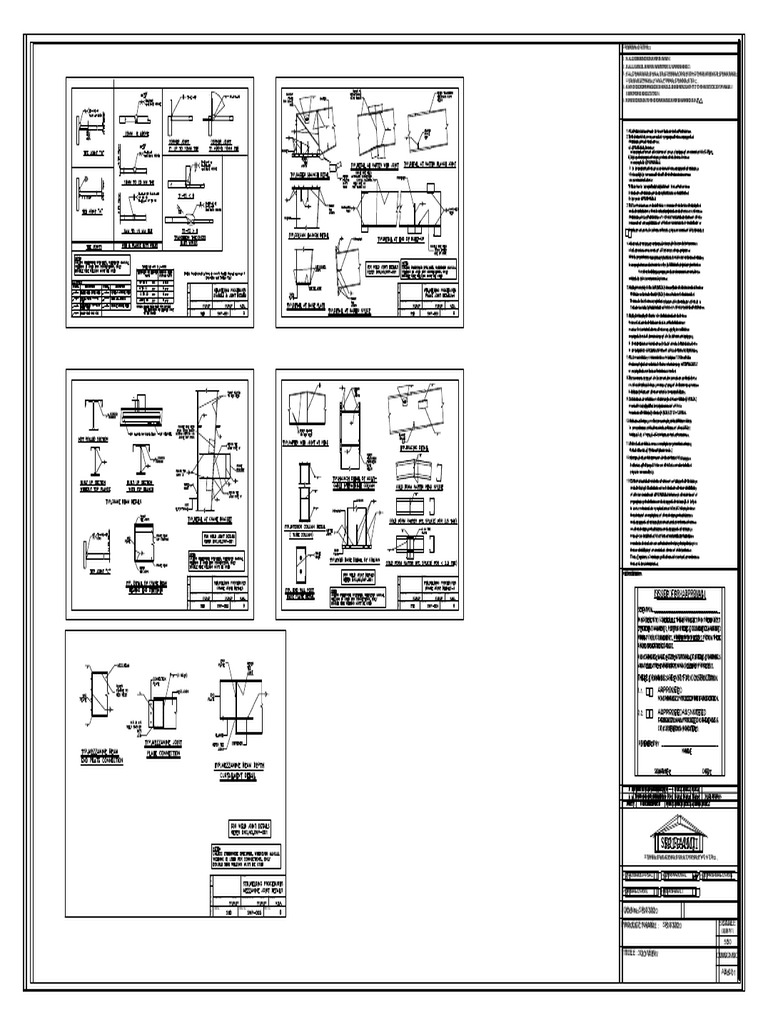 STD Welding Details-Model | PDF | Mechanical Engineering | Steel