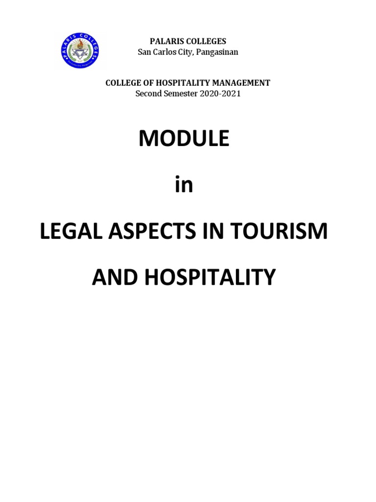 Legal Aspects in Tourism and Hospitality | PDF | Partnership | Law Of ...