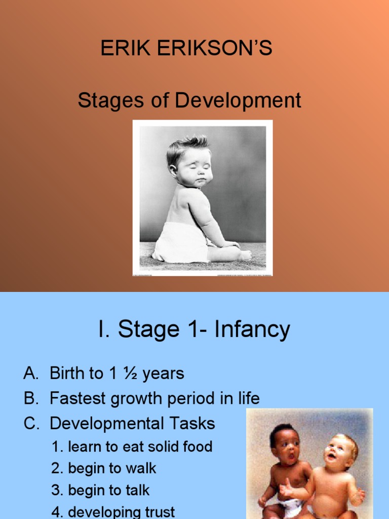 Erik Erikson'S Stages of Development | PDF | Developmental Psychology ...