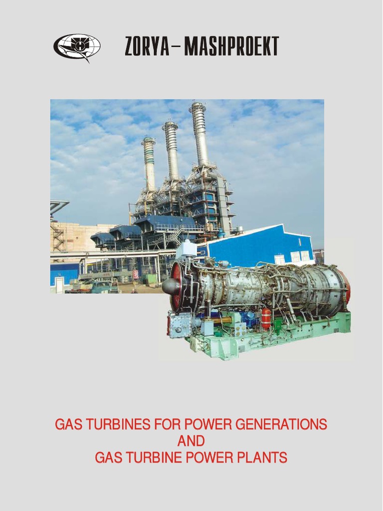 Zorya-Mashproekt Gas Turbines Overview | PDF | Gas Turbine | Cogeneration