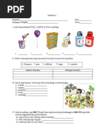 Pagsasanay Sa Civics 3 - Simbolo NG Mapa | PDF