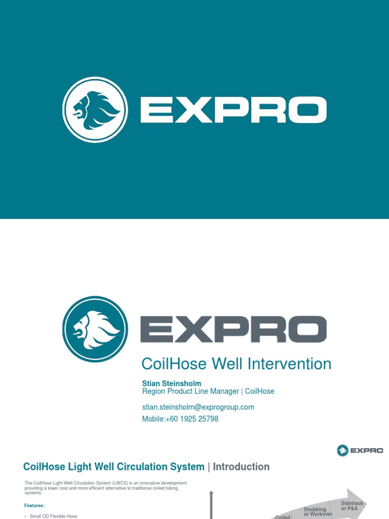 Expro CoilHose Well Intervention - 29april2021 | PDF | Gas Technologies ...