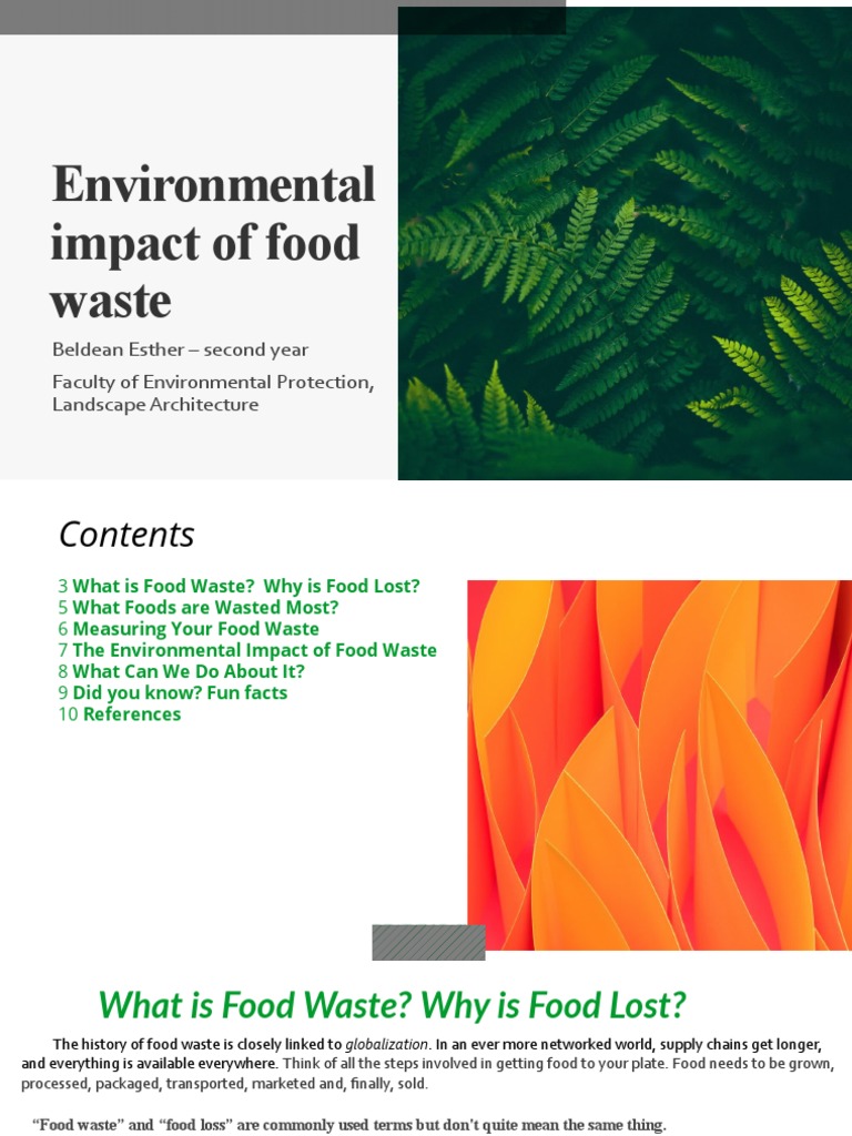 Food Waste | PDF | Foods | Agriculture