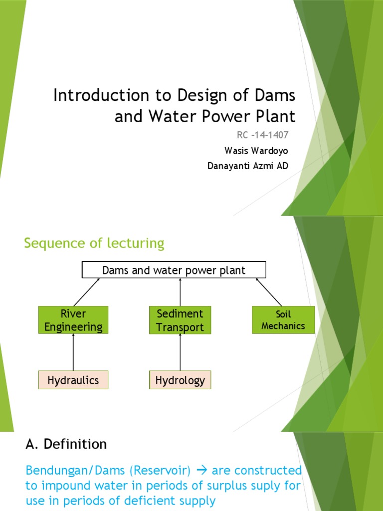Type of Dams | PDF | Dam | Reservoir