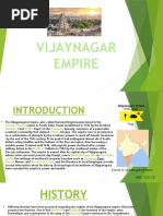 Map Showing The Vijayanagara Empire With Capital City and Current ...