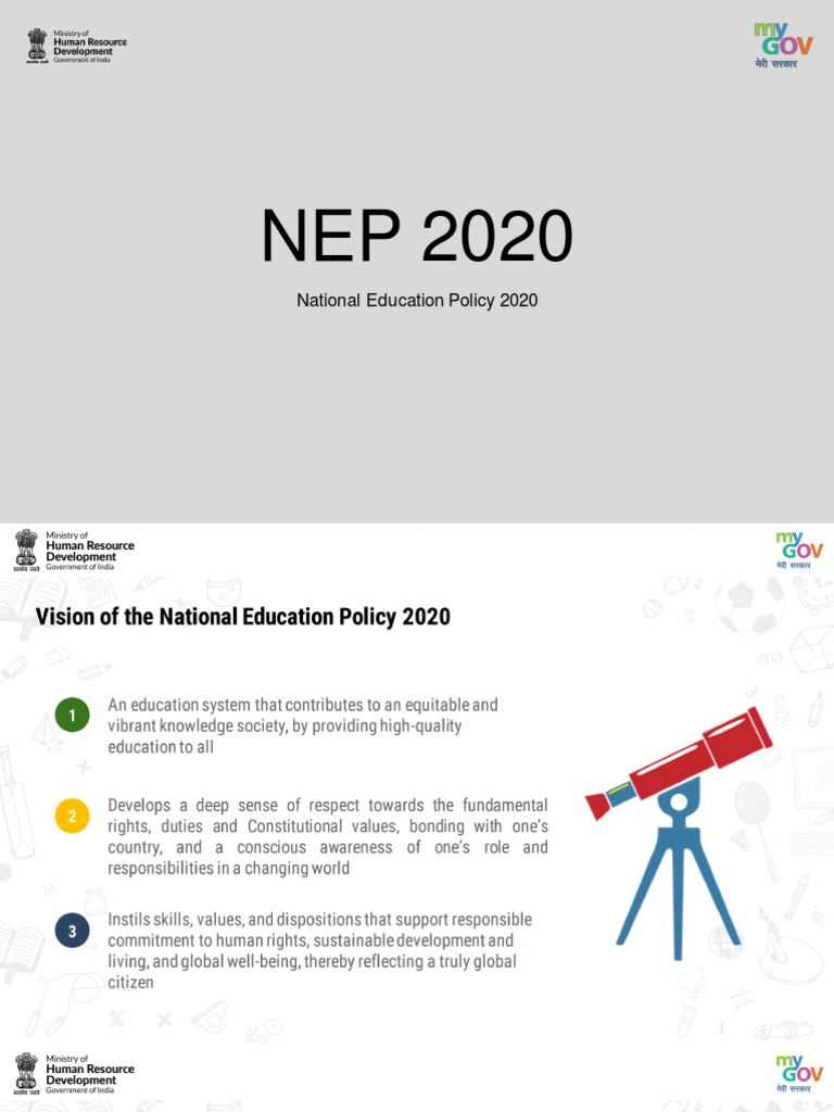 NEP PPT | PDF