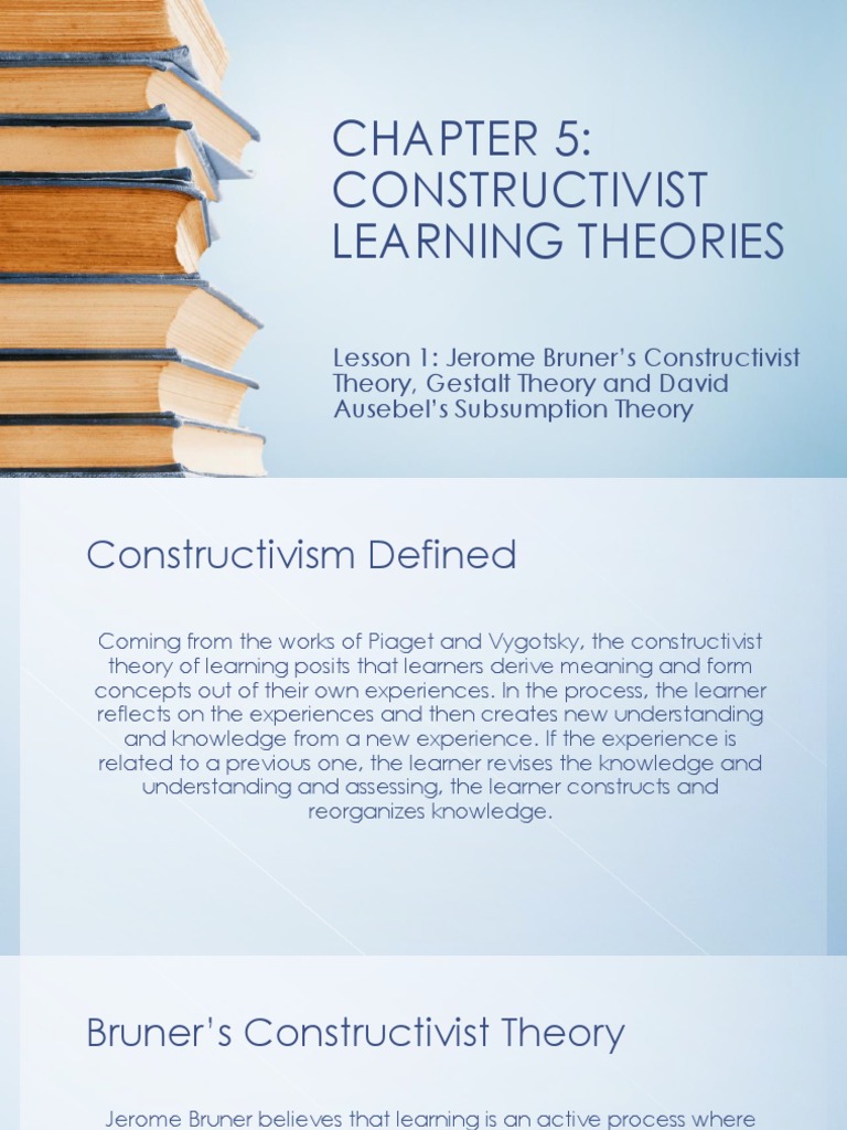 Constructivist Learning Theories | PDF | Constructivism (Philosophy Of Education) | Teaching
