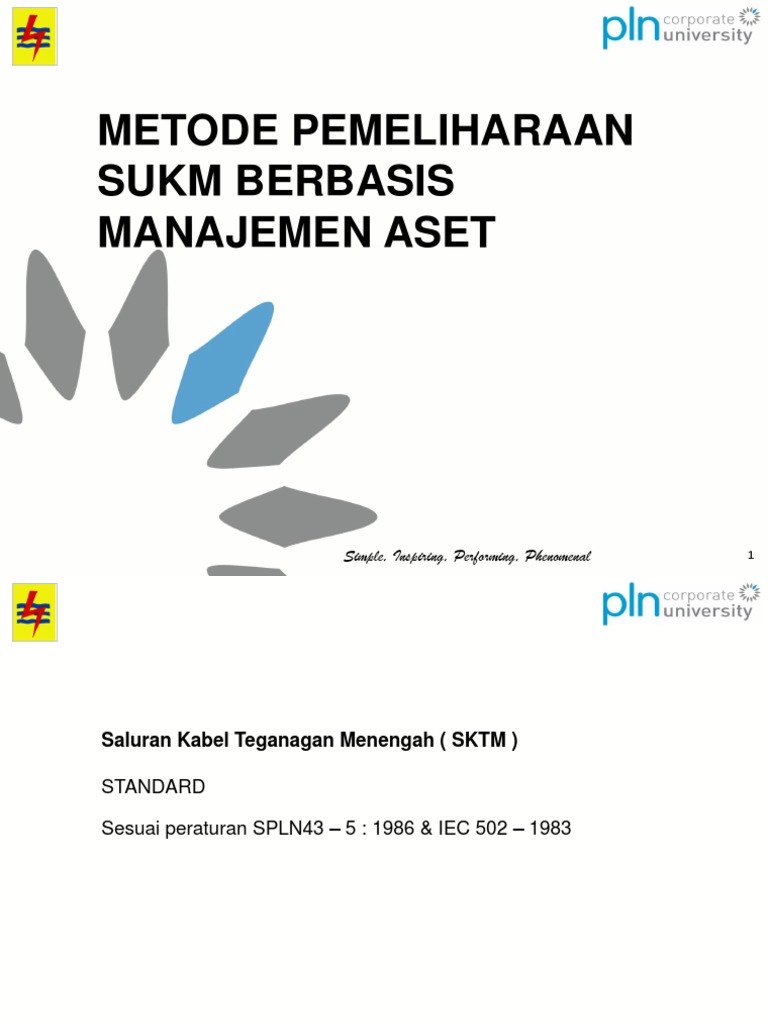 Metode Pemeliharaan SKTM Berbasis Manajemen Aset | PDF