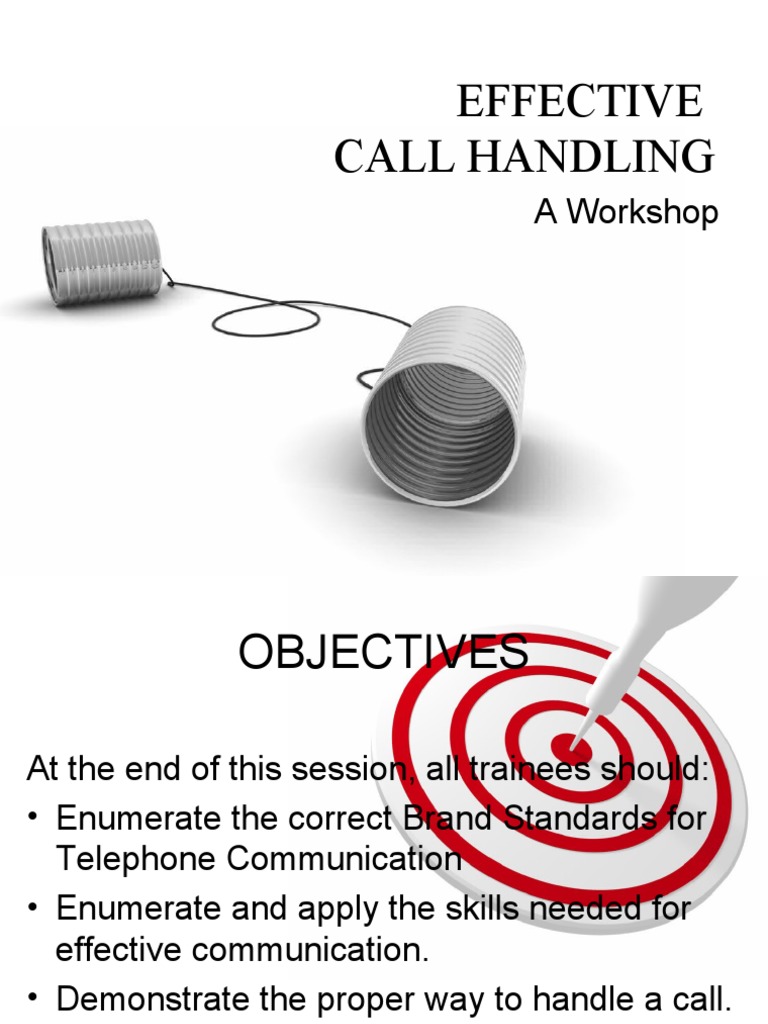 Effective Call Handling | PDF | Voicemail | Communication