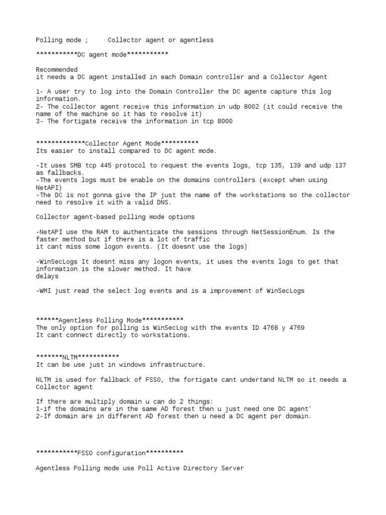 FSSO | PDF | Active Directory | Computer Architecture