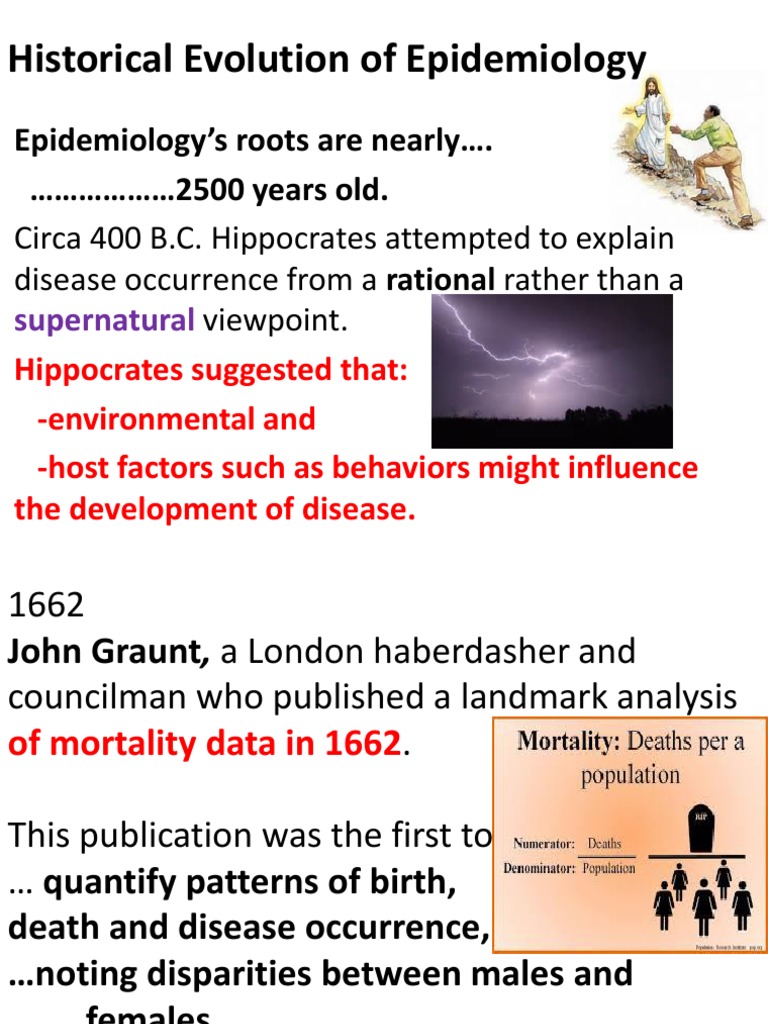 Historical Evolution of Epidemiology | PDF | Epidemiology | Public Health Historical Evolution of Epidemiology | PDF | Epidemiology | Public Health