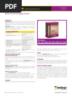 Webertec Bond | PDF | Concrete | Adhesive