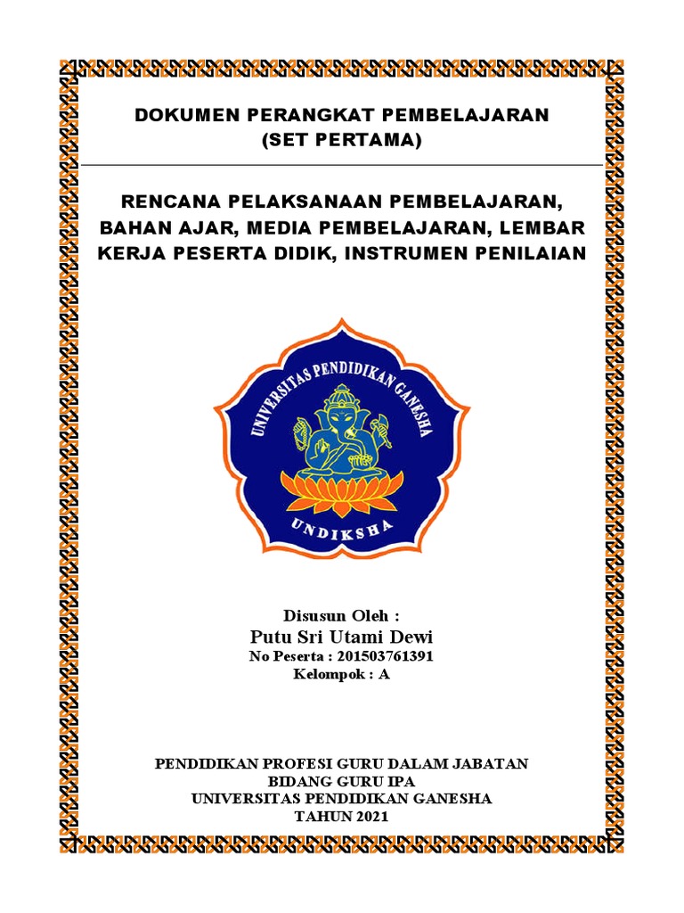 Perangkat 1 - Putu Sri Utami Dewi | PDF | Seni & Disiplin Bahasa ...