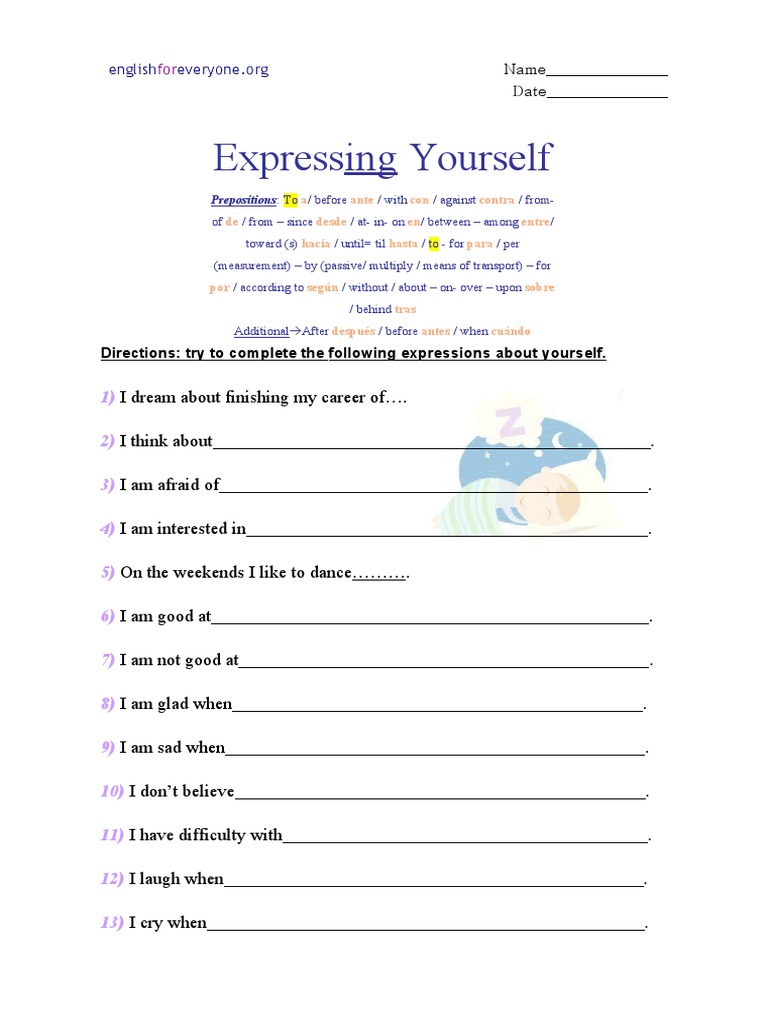 Expressing Yourself 2275453 | PDF | Syntax | Linguistic Morphology