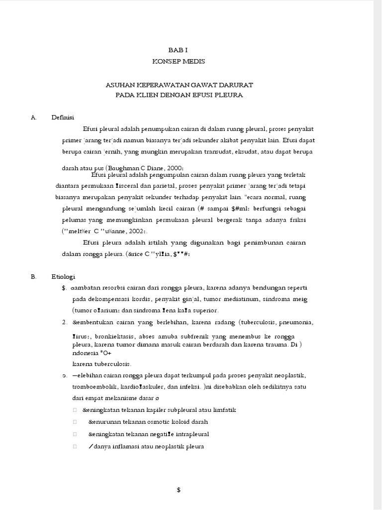 Dokumen - Tips Askep Gadar Efusi Pleura | PDF