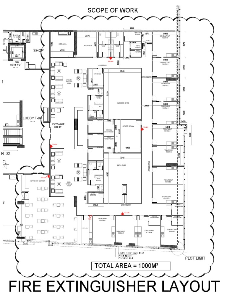 Fire Extinguisher Layout Plan | PDF