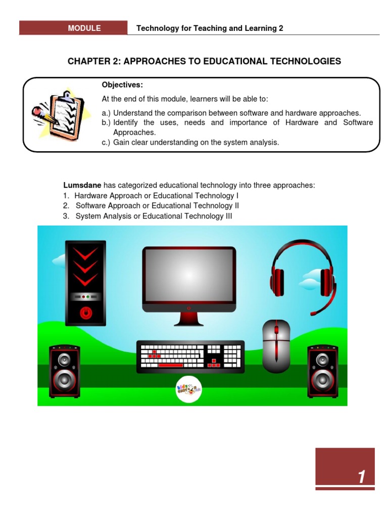 Chapter 2 - Approaches To Educational Technologies | PDF | Educational ...