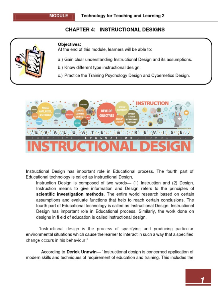 Instructional Design Models and Assumptions | PDF | Instructional Design | Design