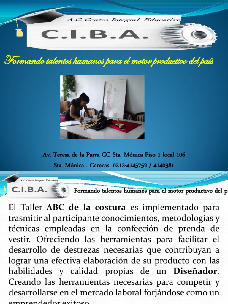 Contenido Programatico de ABC de La Costura | PDF | Business | Science