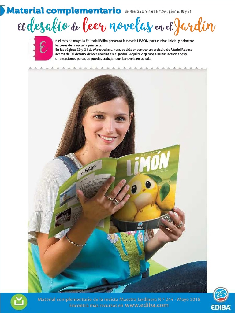 Maestra Jardinera #244 - MAterial Complementario | PDF | Educación de ...