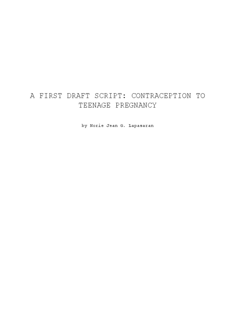 Infomercial Draft Script (Lapasaran, Norie Jean G.) | PDF | Family ...