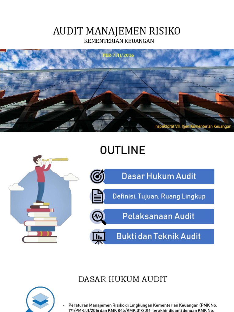 02 Audit Manajemen Risiko Kemenkeu - Untuk BSSN | PDF