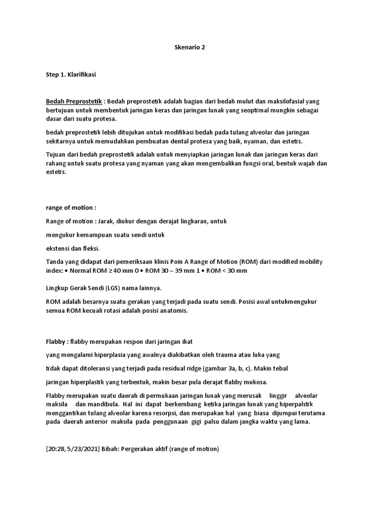 Skenario 2 Pertemuan 1 Blok 20 | PDF | Kajian Bahasa Asing | Kesehatan Holistik
