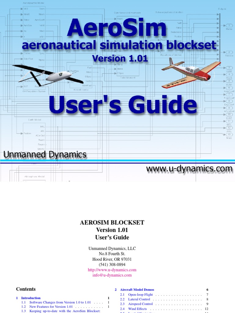 Aerosim Ug | PDF | Inertial Navigation System | Mathematical Model