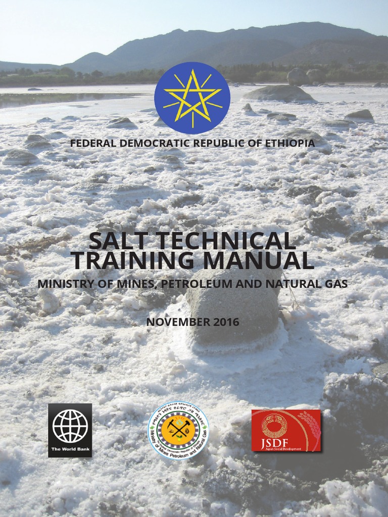 Ethiopia Salt Mining Training Manual | PDF | Salt | Curing (Food ...