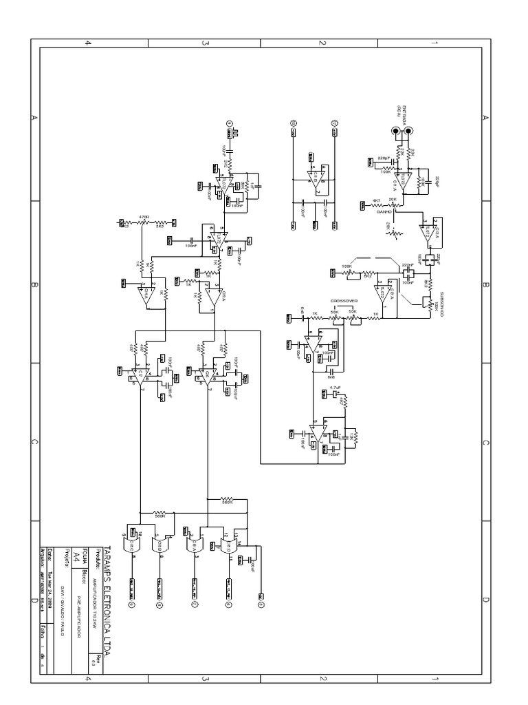 Esquema Amplificador T10.2KW Detallado | PDF