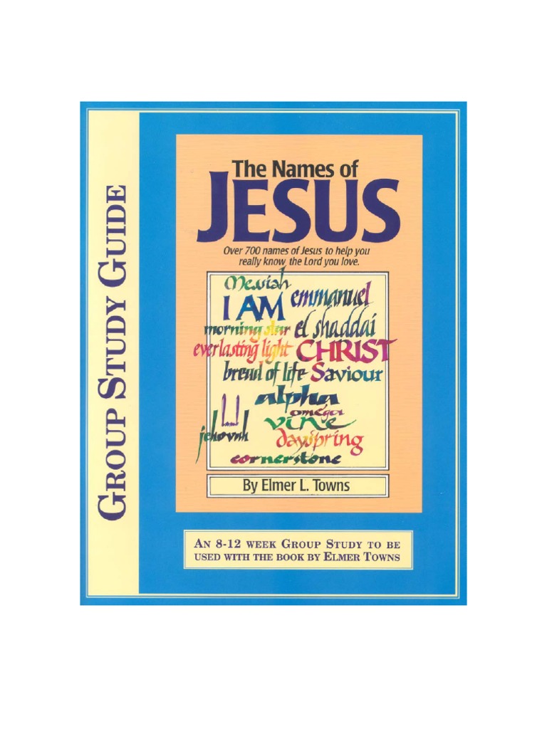 Names of Jesus Study Guide | PDF | Gospel Of Matthew | Acts Of The Apostles