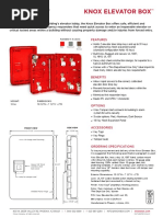 Knoxbox3200 Specsheet Mkt-Kbspec-0019 W | PDF | Door | Building Engineering