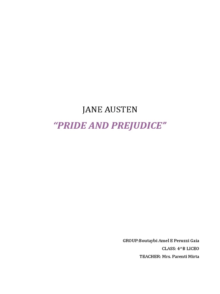 Pride and Prejudice Fin | PDF | Pride And Prejudice | Mr. Darcy