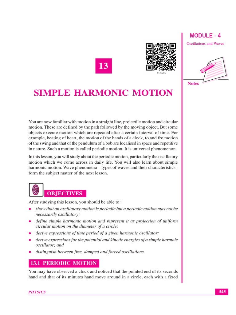 312 Physics Eng Lesson13 | PDF | Oscillation | Resonance