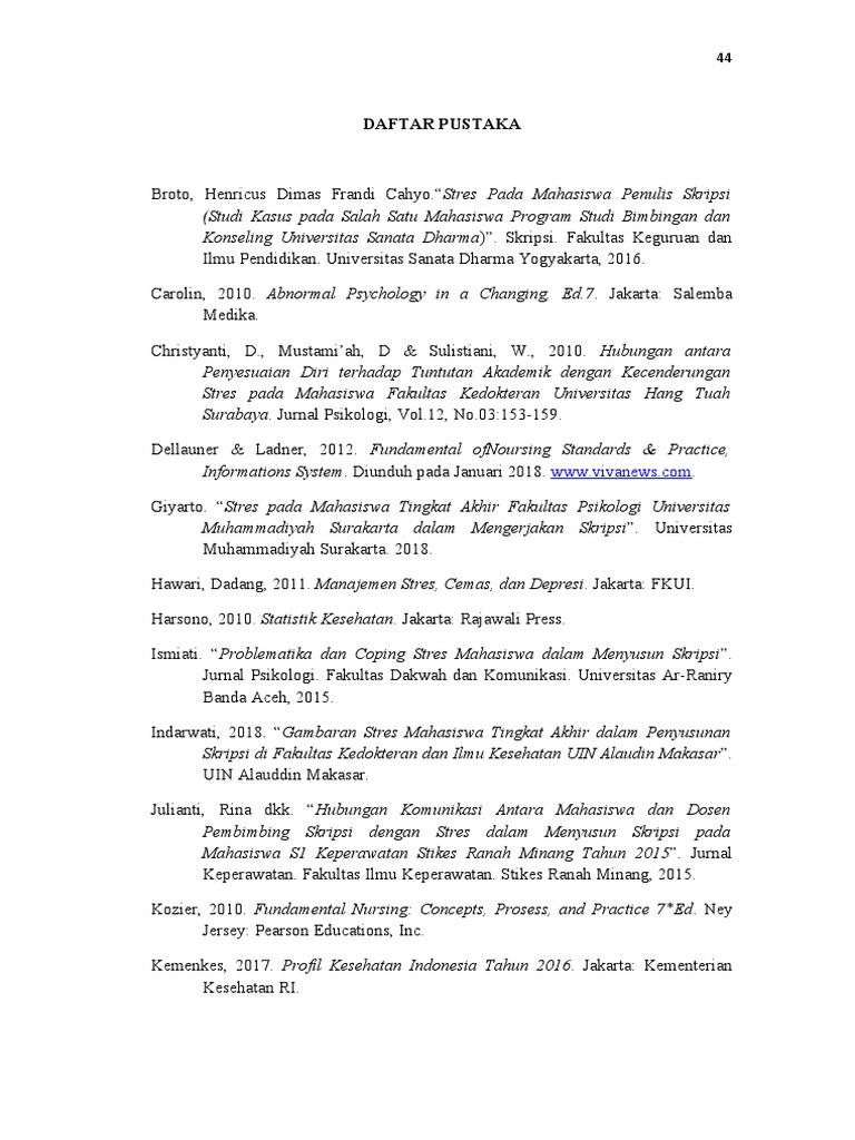 Daftar Pustaka Dan Lampiran | PDF