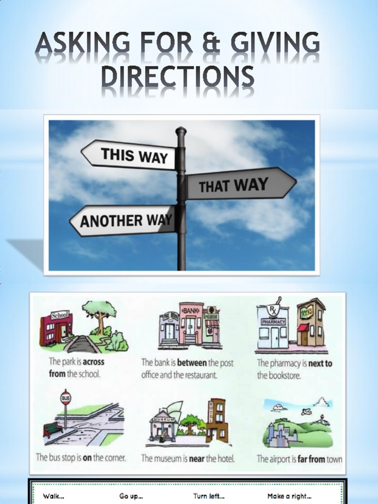 Asking For & Giving Directions | PDF