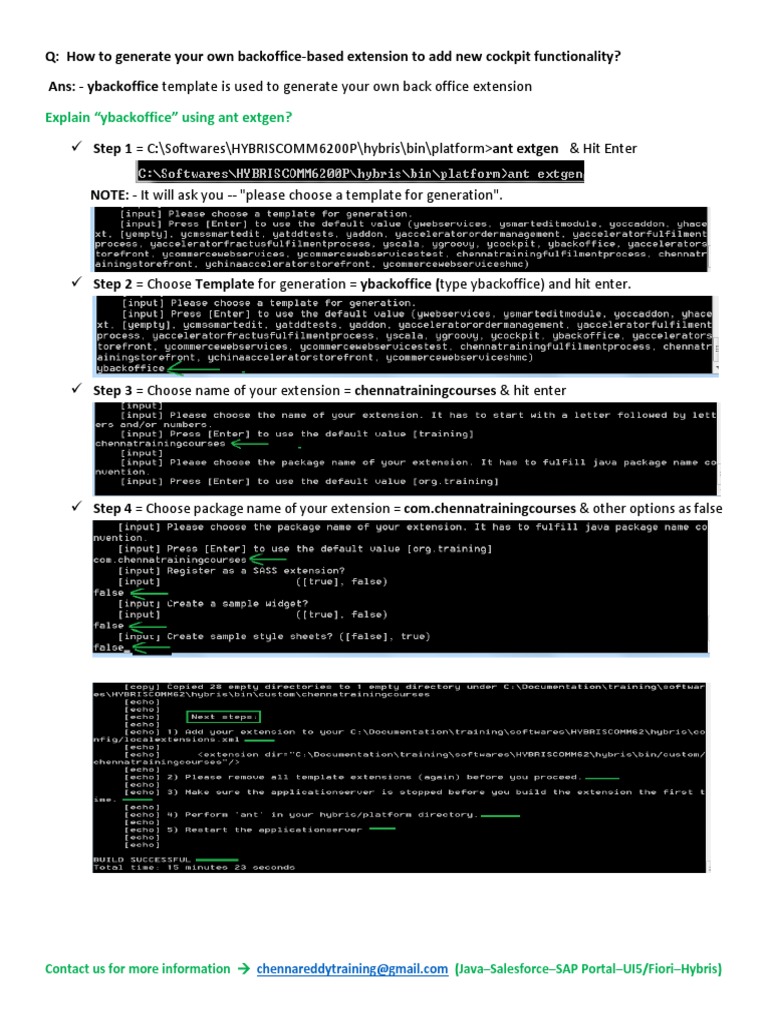 Hybris Backoffice Extension Guide | PDF | Xml | Computer File