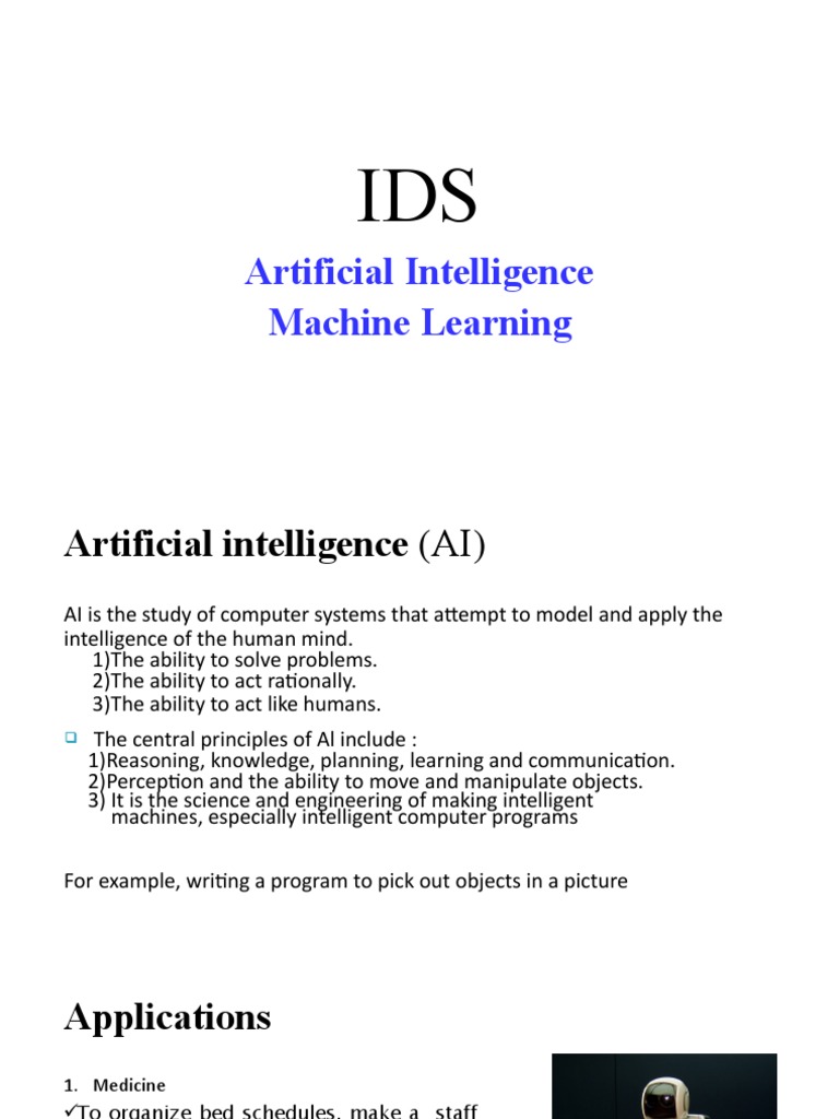 Artificial Intelligence and Machine Learning | PDF | Artificial ...