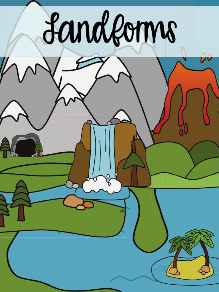 Landforms For Kids Clipart