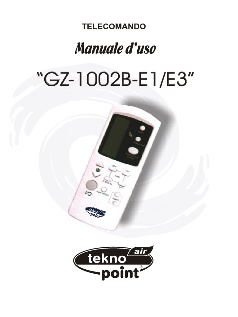 Manual para Utilizar Telecomando GZ-1002B | PDF