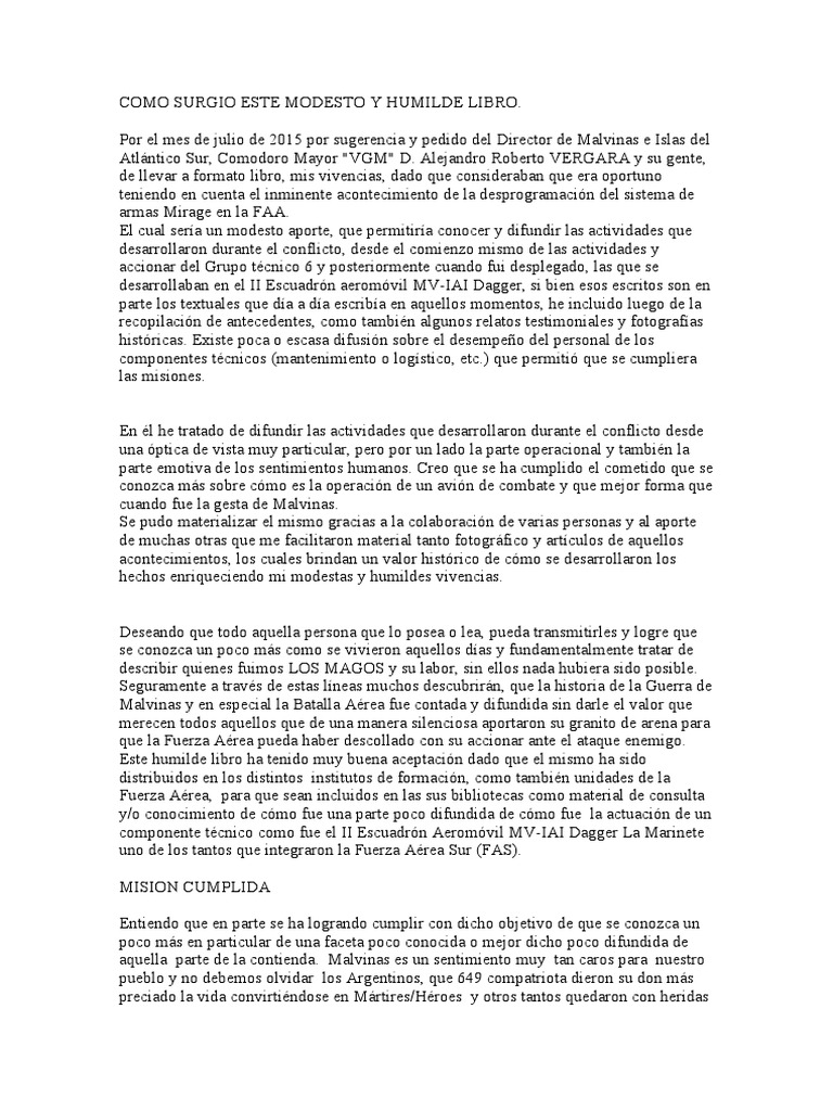 Como Surgio Este Modesto y Humilde Libro | PDF | Agitación | Conflicto ...