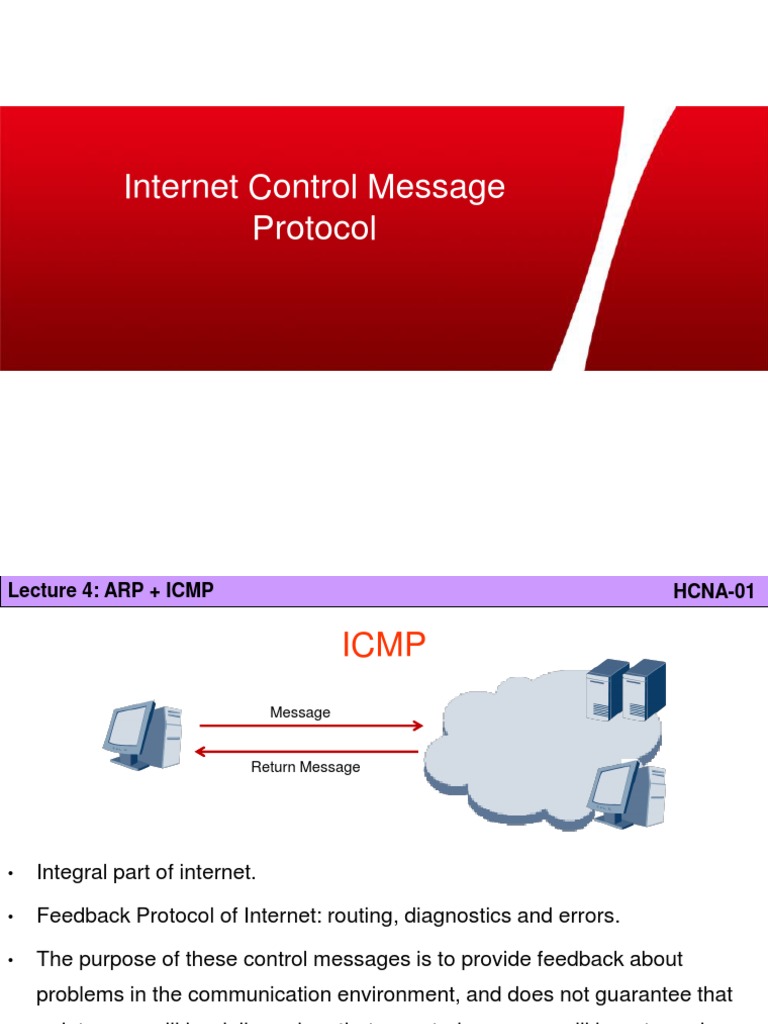 HCNA 4 (ICMP +ARP +transport Layer) | PDF | Transmission Control Protocol | Internet Protocols