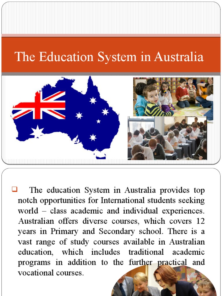 The Education System in Australia | PDF | Educational Stages | Curriculum