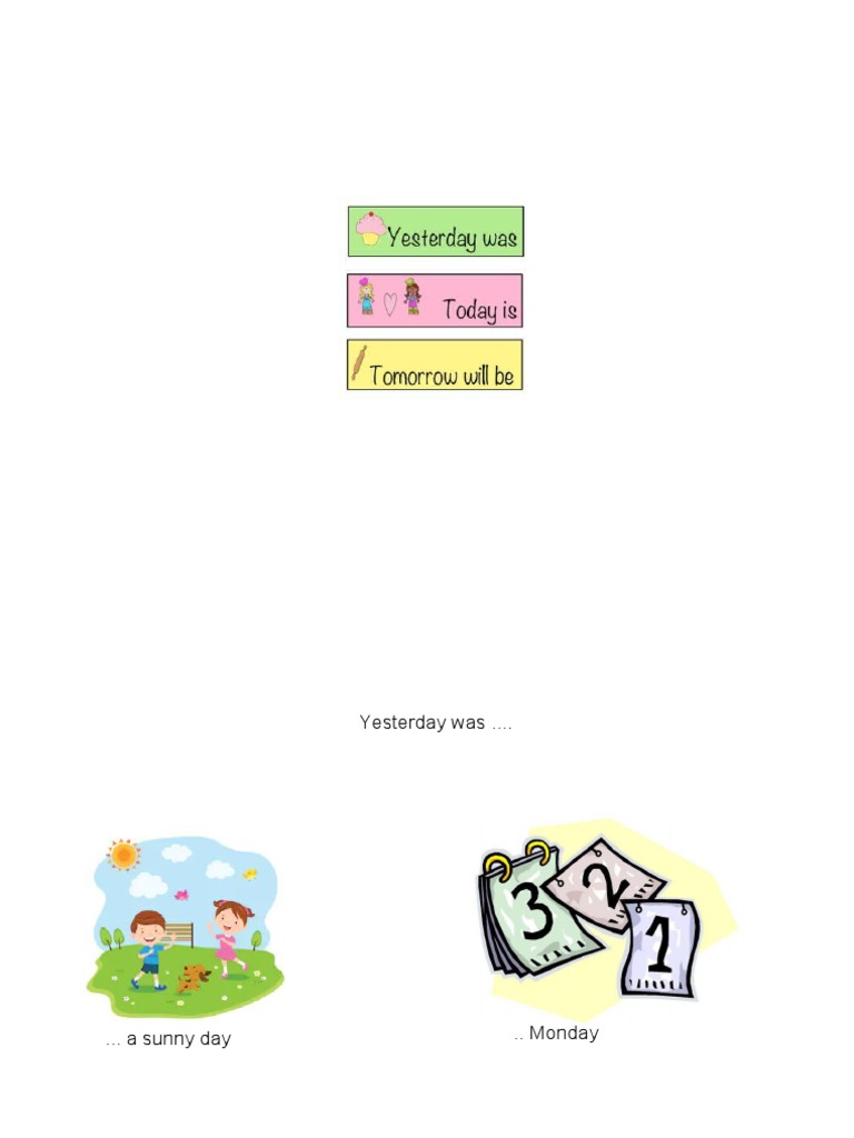 Past Tense - Kindergarten | PDF